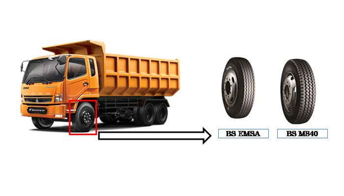 Bridgestone EMSA & M840, Jadi Ban Resmi Mitsubishi Fuso Fighter ...