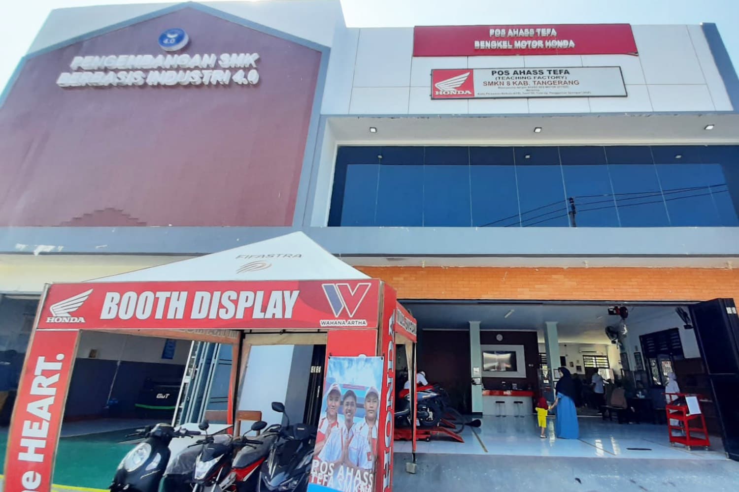 SMK Binaan Honda Hadirkan Pos AHASS TEFA SMKN 8 Kabupaten Tangerang ...