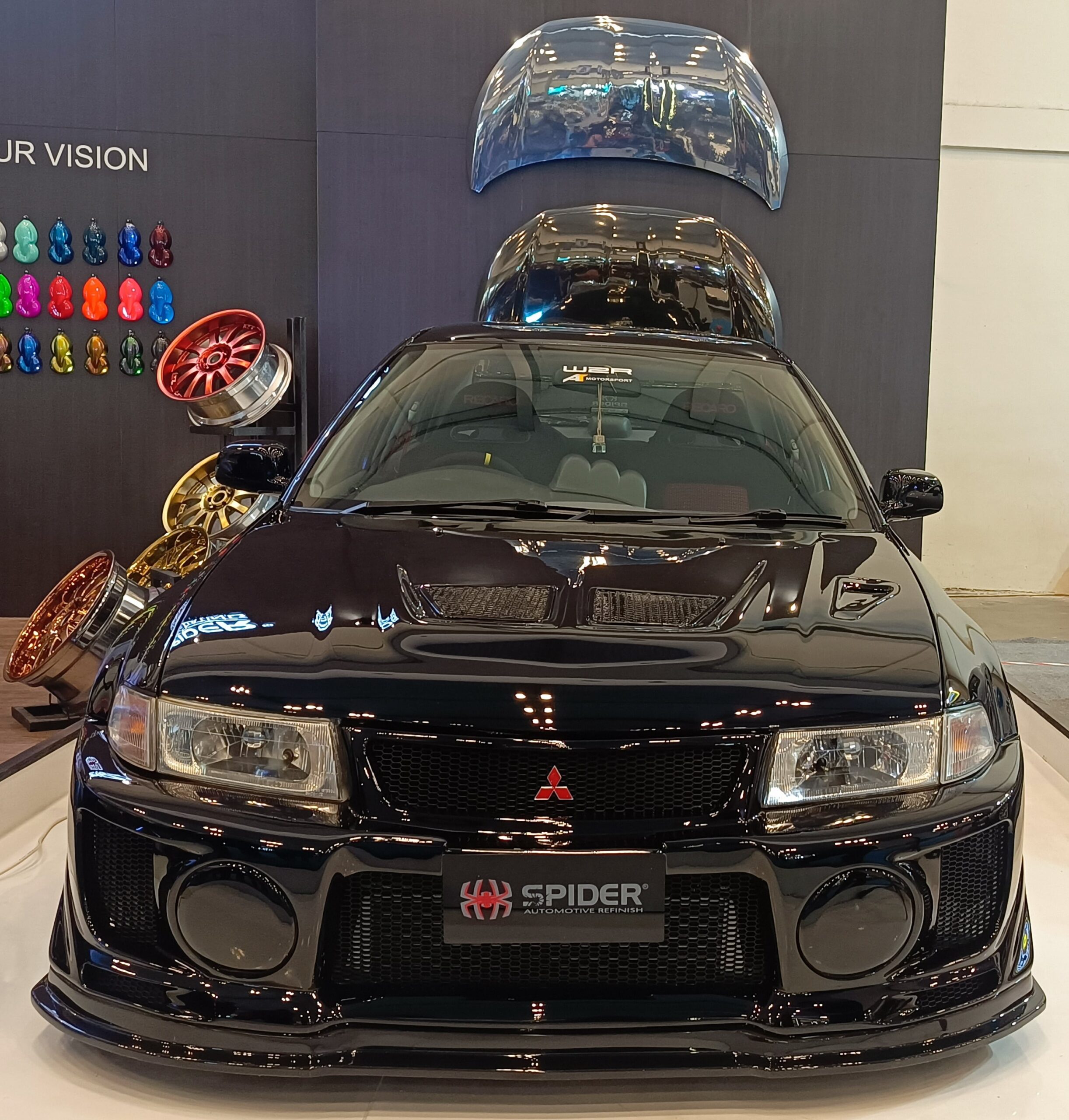 Cat Spider Tunjukkan Kualitasnya di Bodi Mitsubishi Lancer – garduoto.com